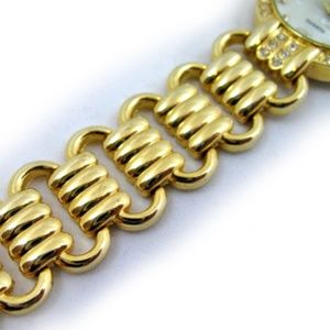 Figaro Couture | Accessories | New Womens Watch Pearl Crystal Gold ...